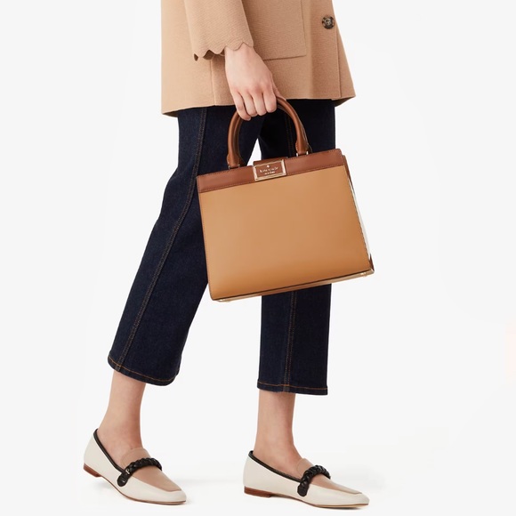 kate spade | Bags | Kate Spade Reegan Colorblock Satchel Crossbody Bag ...